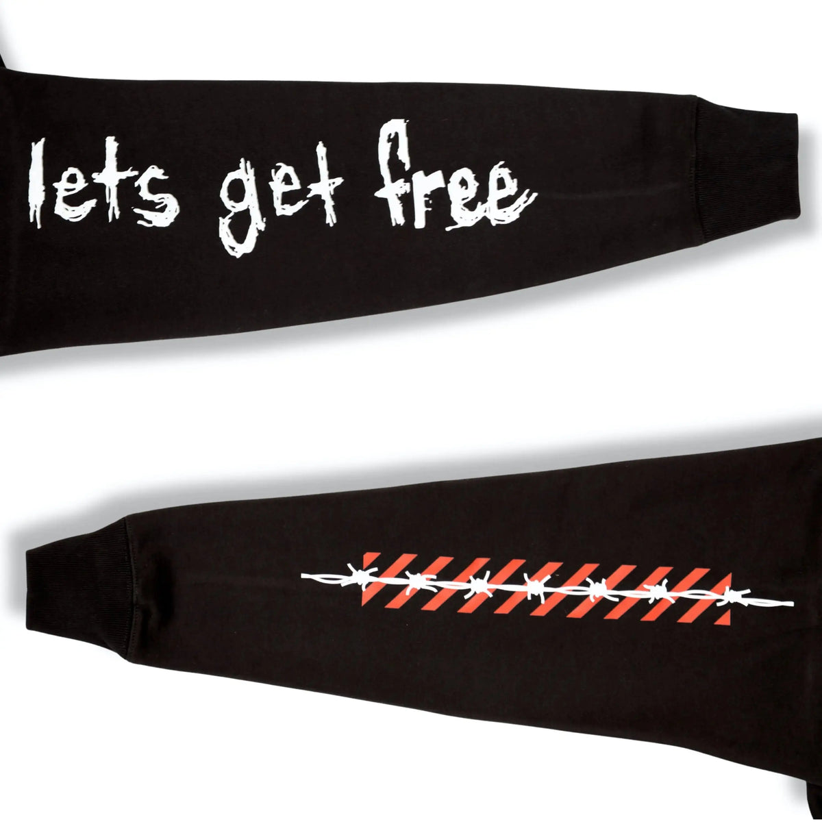 DeadPrezXJamhuriwearBLKRBGLOGOBLKTourHoodedSweatshirtRGTSLEEVE ...